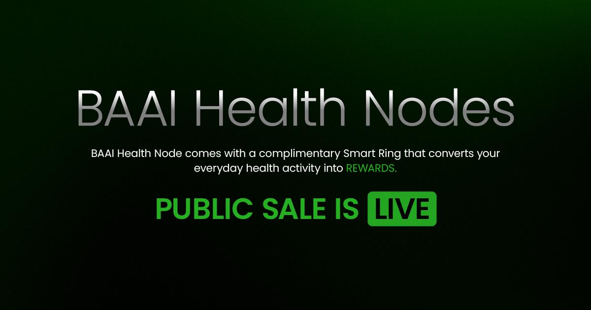 BAAI Health Node Public Sale is Now Open!